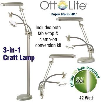 OttLite 3 in 1 Magnifying Craft Lamp - Janome Sewing Centre