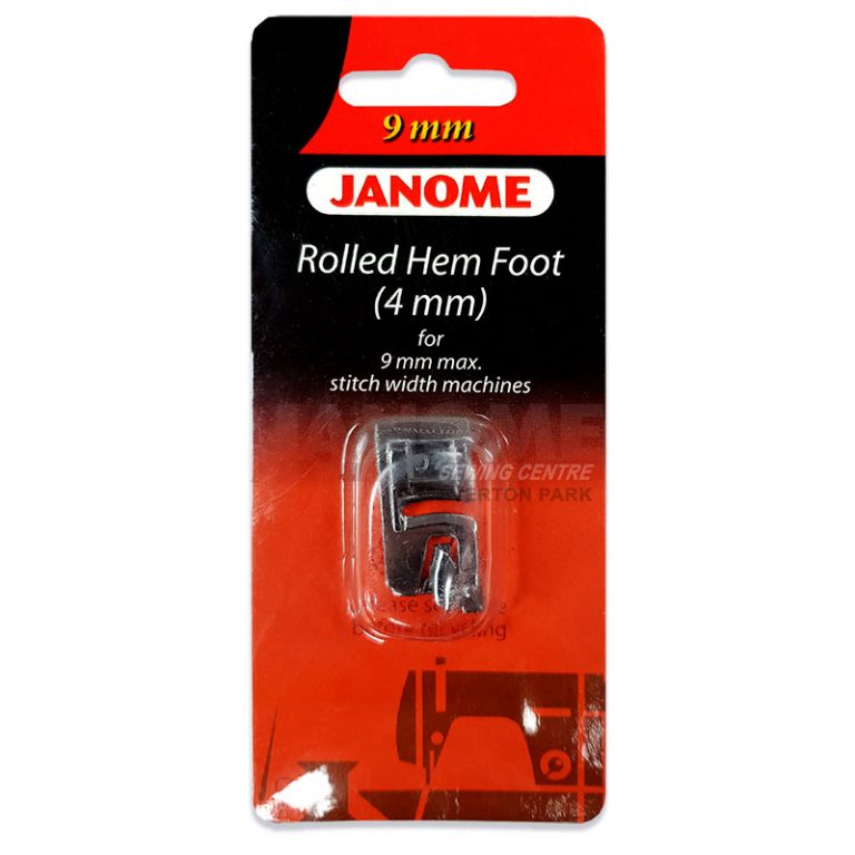 Janome 4mm Rolled Hem Foot for 9mm Machines