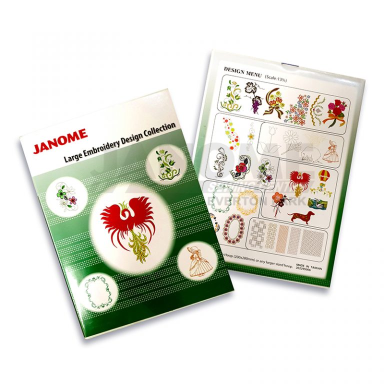 JANOME Large Embroidery Design Collection - Janome Sewing Centre ...