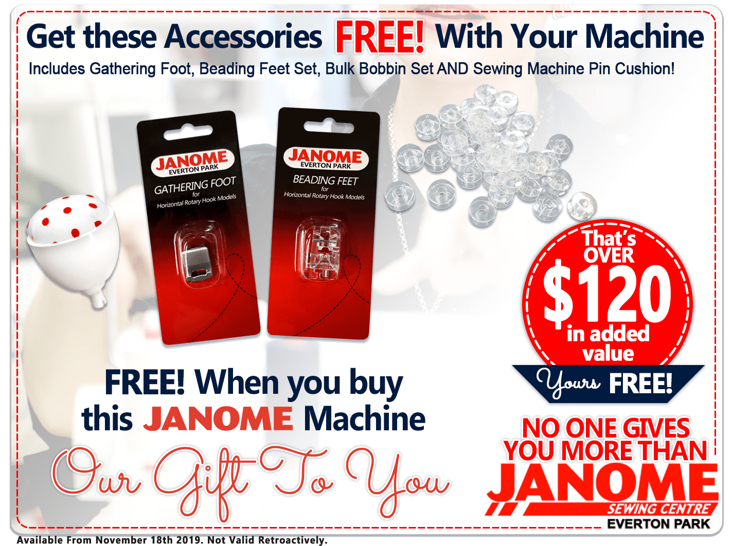Janome FD216 Sewing Machine! - Janome Sewing Centre Everton Park