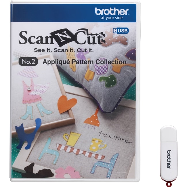 Brother ScanNCut No.2 Applique Pattern Collection (CAUSB2) - Janome ...