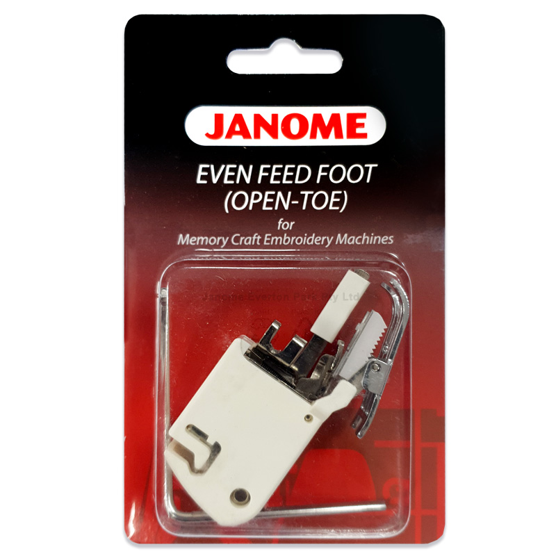 JANOME Accessory of the Month - Janome Even Feed Foot - Janome Sewing ...