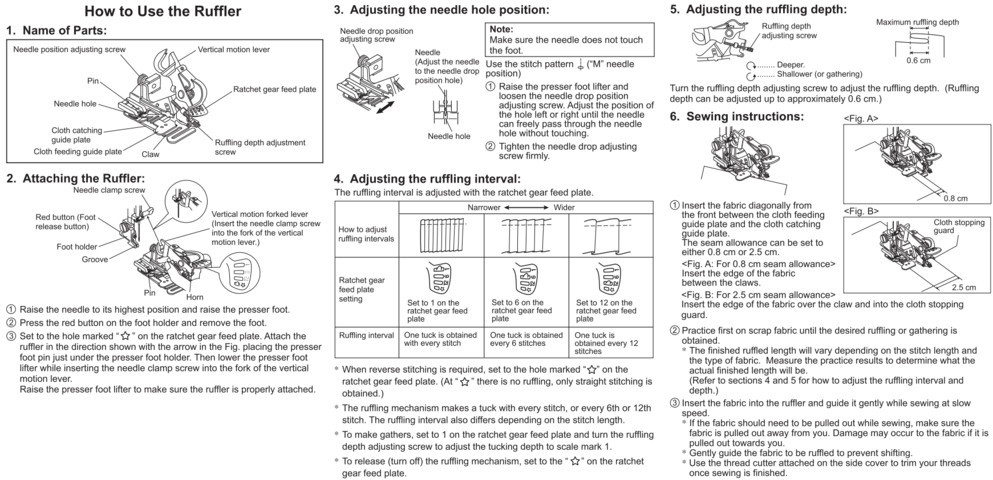 Tips For Using The Janome Ruffler Foot - Janome Sewing Centre Everton Park