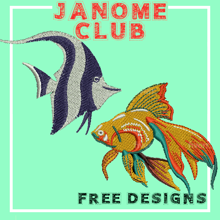 Tropical Fish - Free .jef Embroidery Designs - Janome Sewing Centre