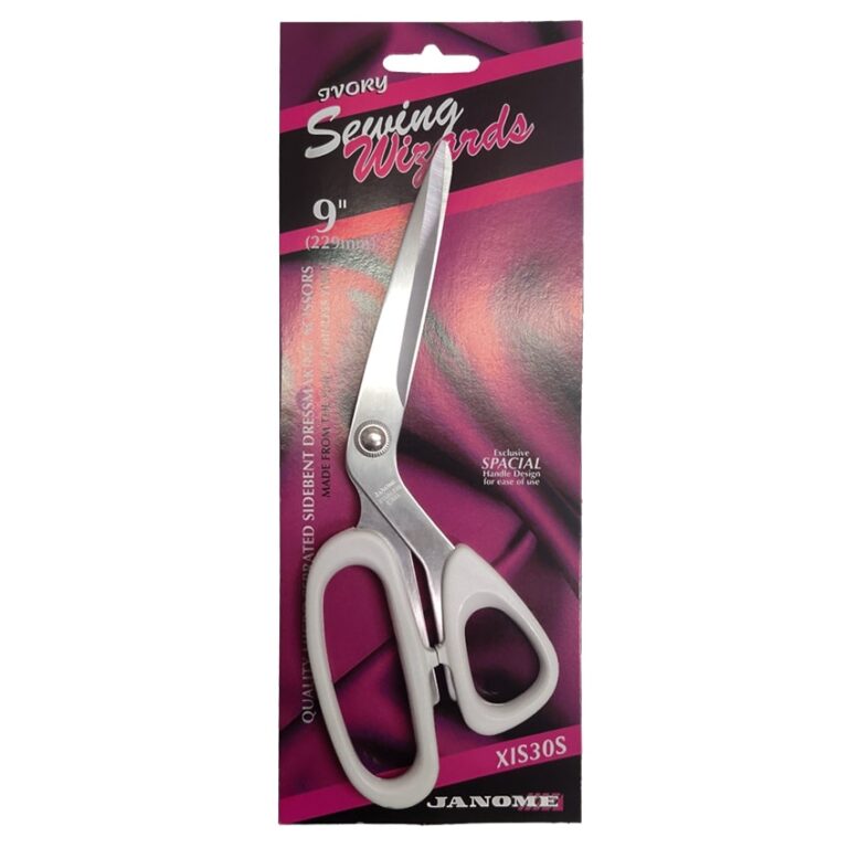Janome 9 Inch Professional Ivory Sewing Wizard Dressmaking Shears ...