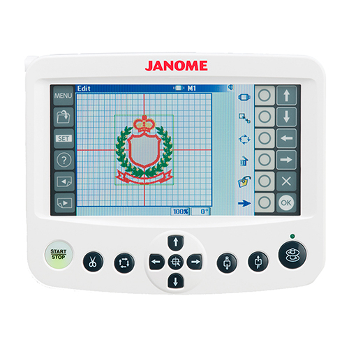 Shop Demonstration MB-7 Semi-Industrial Embroidery Machine - Janome ...