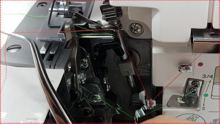 How to Thread a Janome Overlocker - Janome Sewing Centre